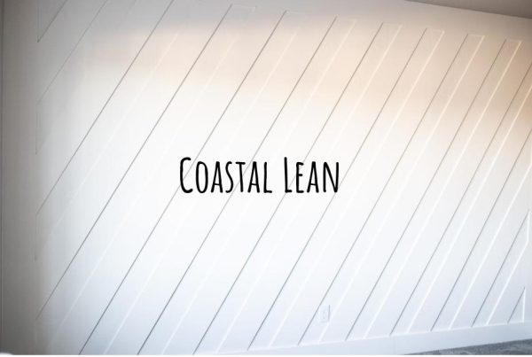 DIY Accent Wall: Coastal Lean - Woodgrain